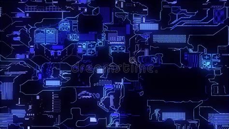 Printed Circuit Board Visualization Of Printed Circuit Board Processor