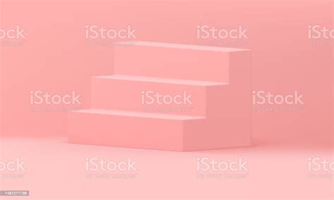 3d 계단 핑크 사다리 수준 기하학적 구조 성공 성취 기회 받침대 벡터 0명에 대한 스톡 벡터 아트 및 기타 이미지 0명 3차원 형태 강단 Istock