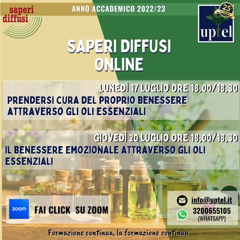 Saperi Diffusi Online Dal Al Luglio UPTEL