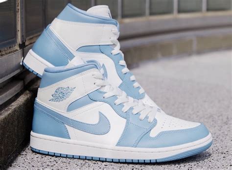 Cheap Jordan 1s Air Jordans Light Blue Sporty Street High Top