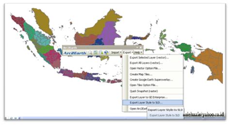 SEBATAS GIS Cara Membuat Styled Layer Descriptor SLD Menggunakan Arc2Earth