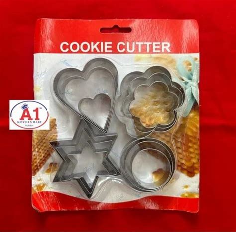 Silver Steel Cookie Cutter Set For Bakery At ₹ 60 Piece In Mumbai Id 25852444488