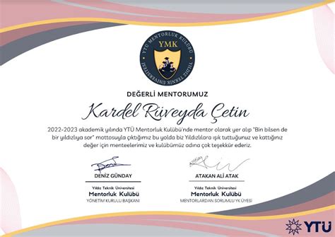 Kardel Rüveyda Çetİn Linkedin‘de Ytumentorlukkulubü
