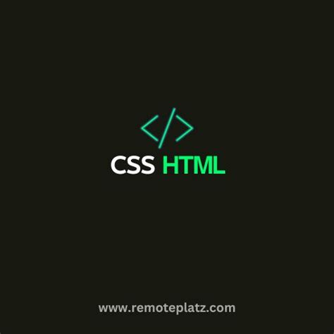 Using CSS And HTML To Create Website RemotePlatz