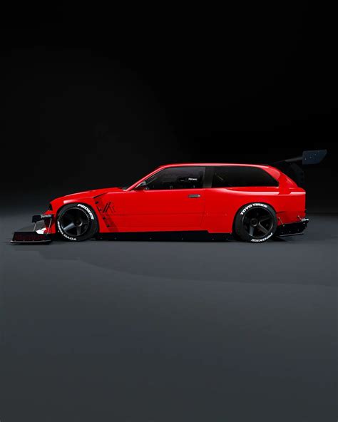 Bonkers Bmw E36 Touring Goes After Drift Fans With Digital Shooting