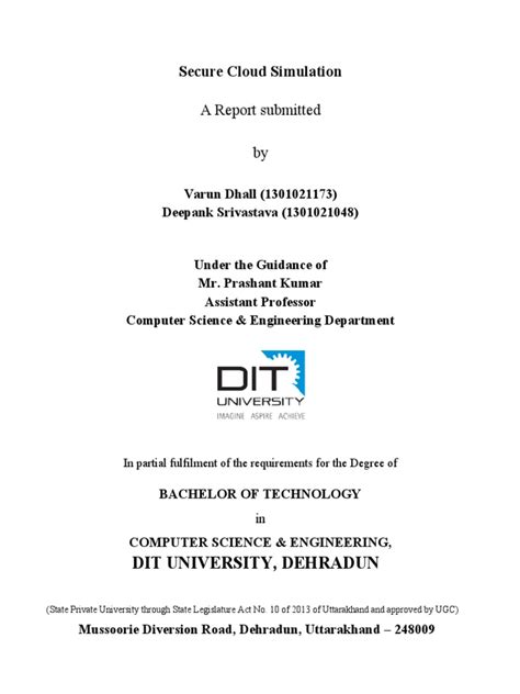 Btech Project Report Intro Pdf Cloud Computing Public Key Cryptography