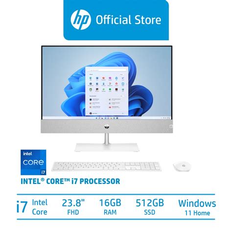 Hp Desktop Pavilion Ca D Aio Pc Intel I T Touch Warranty Shopee