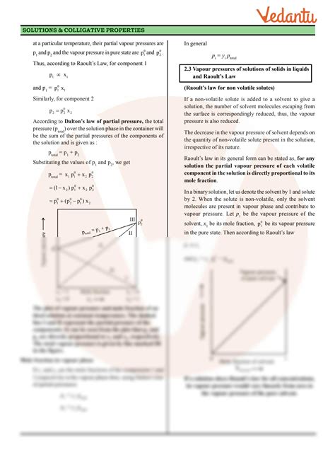 Solution Solutions Class 12 Notes Cbse Chemistry Chapter 2 Pdf Studypool