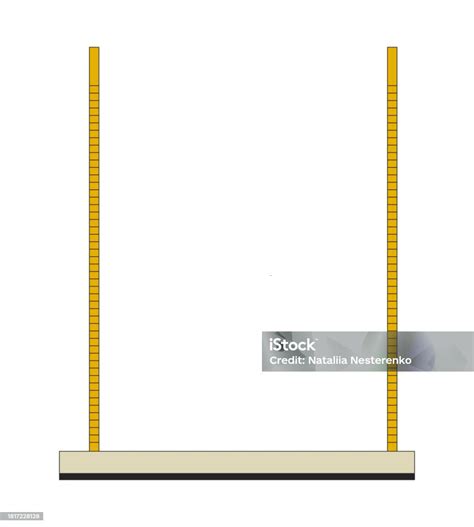 Hanging Swing 2d Linear Cartoon Object Stock Illustration Download