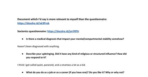 Whats My Socionics Type R Socionics