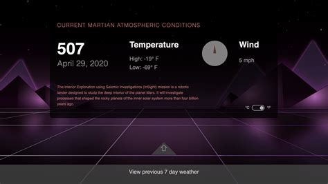 GitHub Fancystacks Interplanetary Climate Mars Weather App Utilizing ReactJS