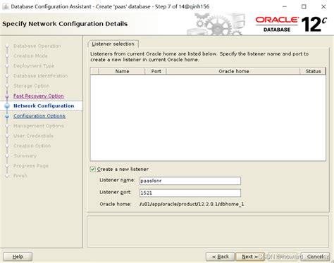 Oracle 12c Dbca建库global Database Name Csdn博客