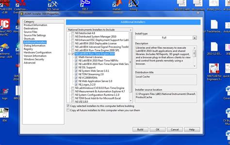 application crashes in windows 7 64bit made in labview 2010 sp1 f2 with