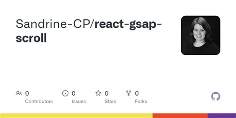 Github Sandrine Cpreact Gsap Scroll