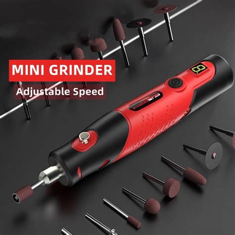 12v Electric Grinder Pen Mini Drill Grinding Set Milling Polishing