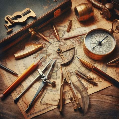 Compass Protractor Stock Illustrations 2378 Compass Protractor Stock