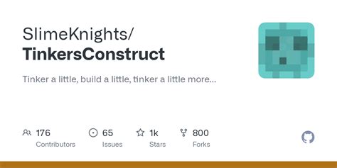 Tinkers Construct 3 Roadmap · Slimeknights Tinkersconstruct Wiki · Github