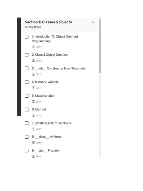Python Oop Curriculum Pdf