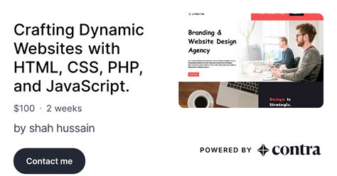 Crafting Dynamic Websites With HTML CSS PHP And JavaScript By Shah