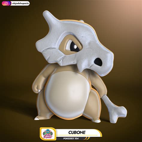 3d File Pokemon 104 Cubone 🐉・template To Download And 3d Print・cults