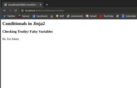 jinja2 conditional statements web developer bootcamp with flask and
