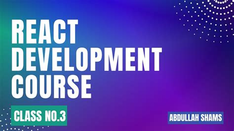 React Development Course Class No 3 Html And Css Youtube