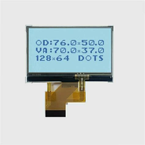 White LED Backlight Bit Parallel Graphic LCD Module