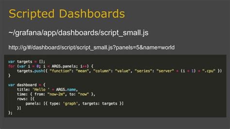 Beautiful Monitoring With Grafana And Influxdb Ppt