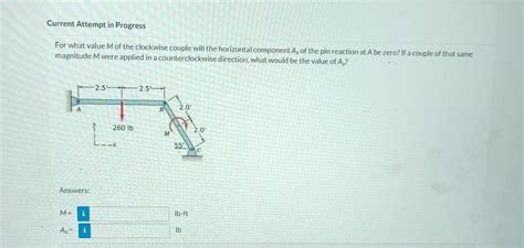 Solved For What Value M Of The Clockwise Couple Will The Chegg Com