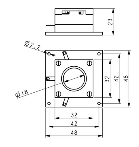 北方夜视科技（南京）研究院有限公司 微通道板组件 φ25荧光屏型微通道板组件