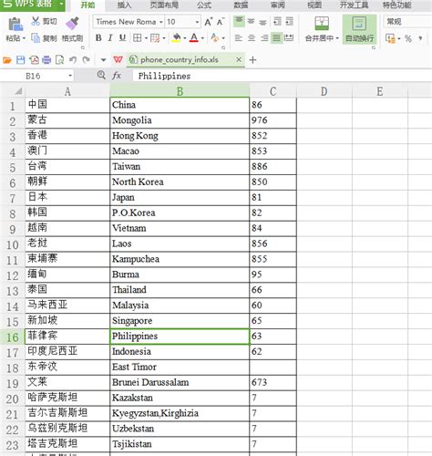 Android Excel