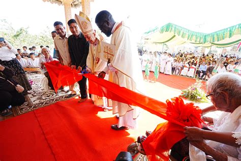 ព្រះសហគមន៍កំពង់គោ មាន ព្រះវិហារ ថ្មី ព្រះសហគមន៍កាតូលិកនៅកម្ពុជា