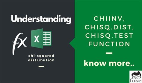 Excel Chi Squared Functions A Comprehensive Guide Hypothesis Chi