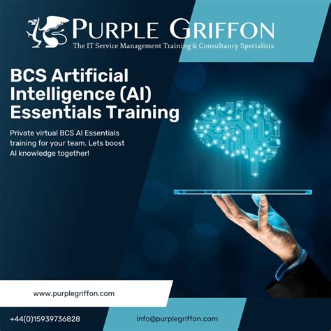 Master Ai With Purple Griffon Bcs Ai Essentials Training Purple Griffon