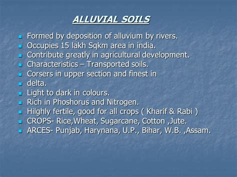Alluvial Soil Profile