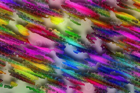 Abstract 3d Gradient Backgroundholographic Textureabstract Liquid