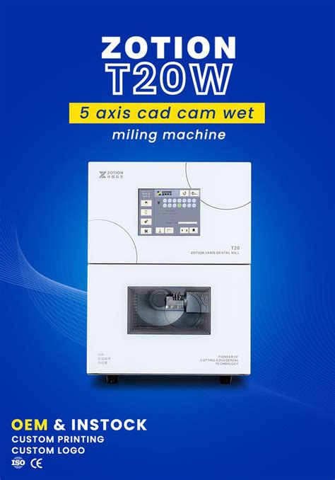 China Customized Cad Cam 5 Axis Dental Milling Machine Wet Dental Milling Machine Factory
