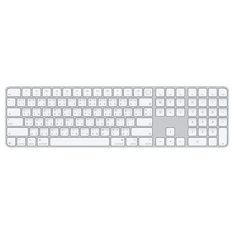 Magic Keyboard พร้อม Touch Id และปุ่มตัวเลข สำหรับ Mac รุ่นที่มี Apple Silicon ไทย ปุ่มสีขาว