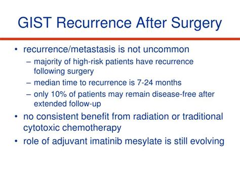 Ppt The Surgeons Role In The Management Of Gastrointestinal Stromal