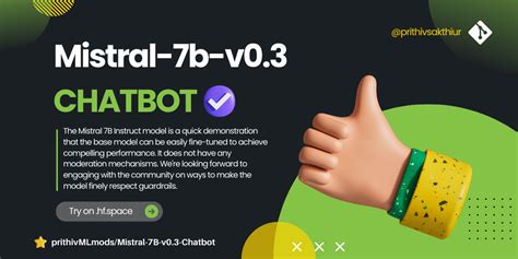 Github Prithivsakthiurmistral 7b V03 Chatbot The Mistral 7b