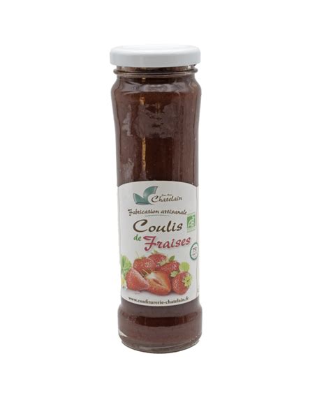 Coulis Fraises Bio