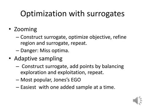 Ppt Optimization With Surrogates Powerpoint Presentation Free Download Id 4837220