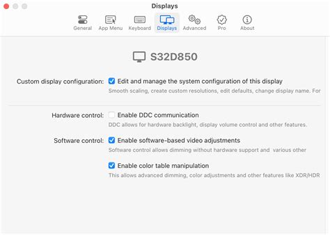 Smooth Scaling Option Doesnt Show Up Screen Flickers · Issue 792 · Waydabberbetterdisplay