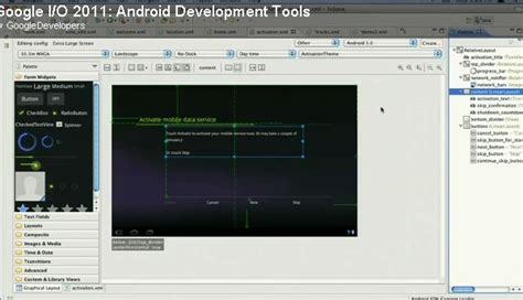 une nouvelle version du plugins android pour eclipse maintenant