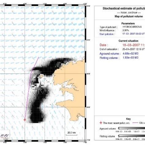 Simulation Of Oil Spill Drift After Oil Tanker Accident This Tool Can Download Scientific