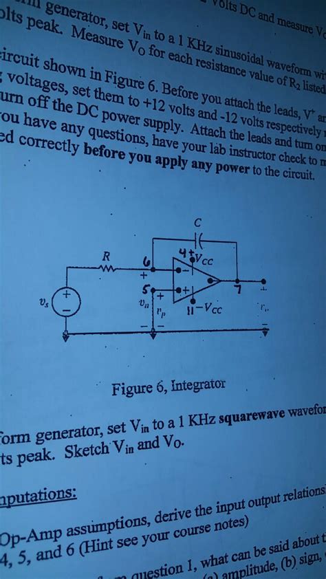 Solved 1 Using The Ideal Op Amp Assumptions Derive The