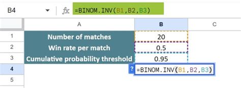 BINOM INV Google Sheets Definition Examples How To Use