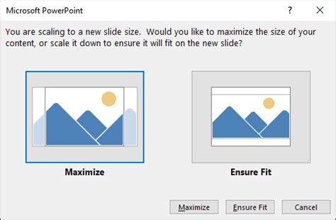 Change Presentation Aspect Ratio From Widescreen To Standard And Vice Versa In PowerPoint