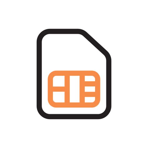 Sim Card Generic Color Outline Icon