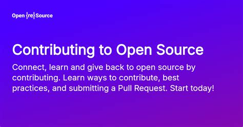 Contributing To Open Source Open {re}source